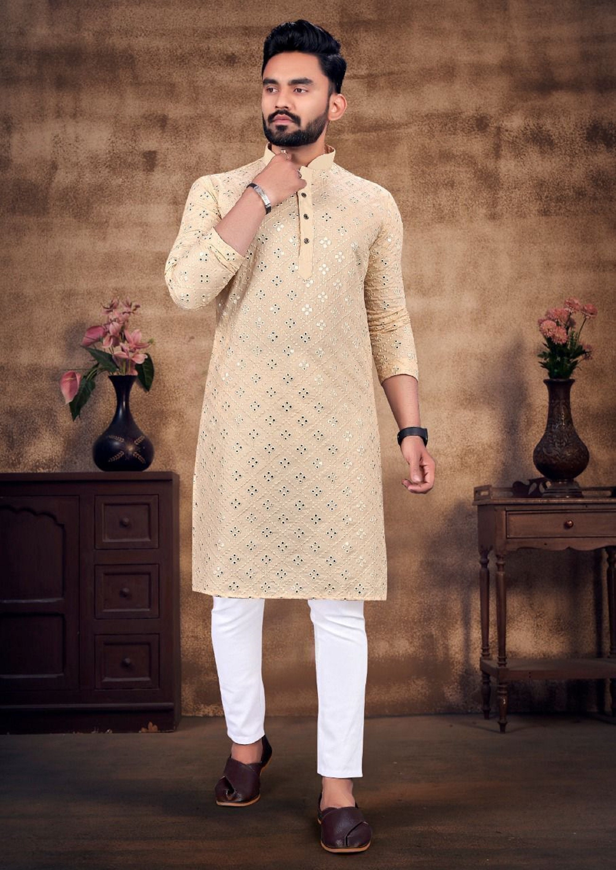 Kurta for Men's Deshi Wear Kurta Pajama Set Bangladeshi - Etsy