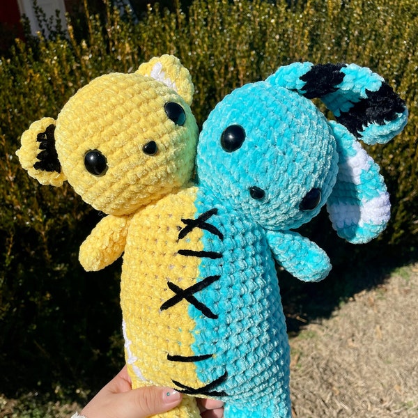 Two Headed Plush - Etsy