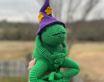 Crochet Wizard Frog - Etsy