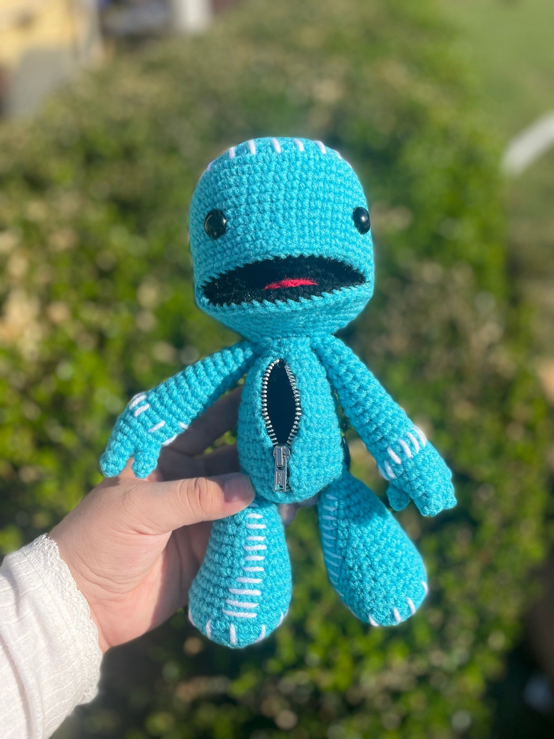 Crochet Amigurumi Sackboy Doll - Etsy