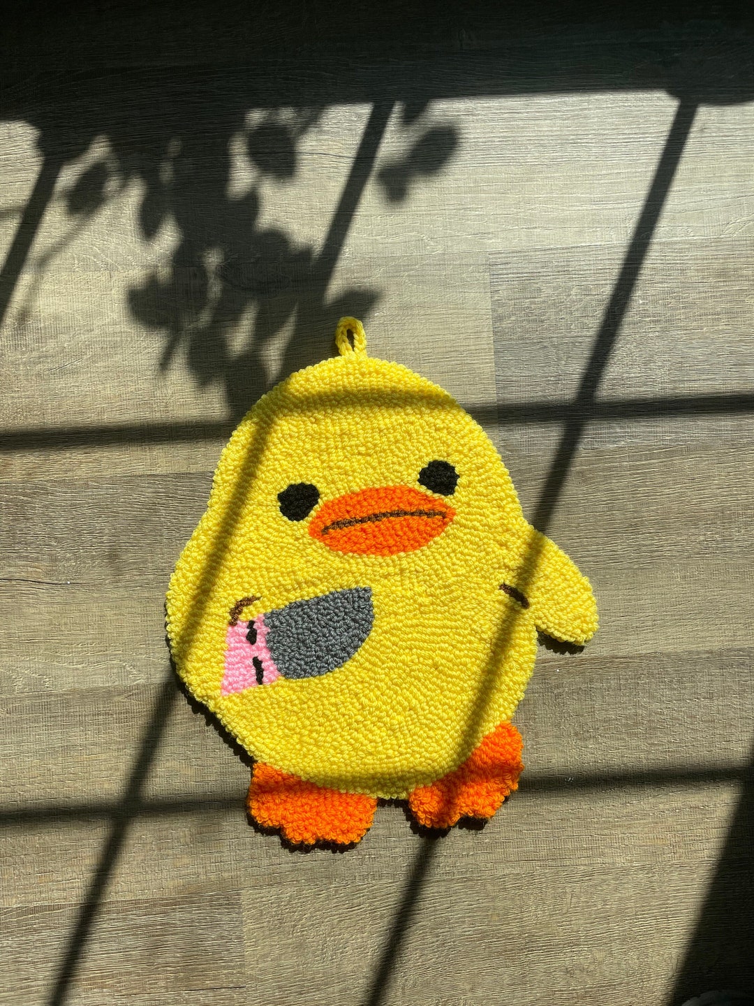 Duck Meme | Hand-tufted Wall Hanging - Etsy