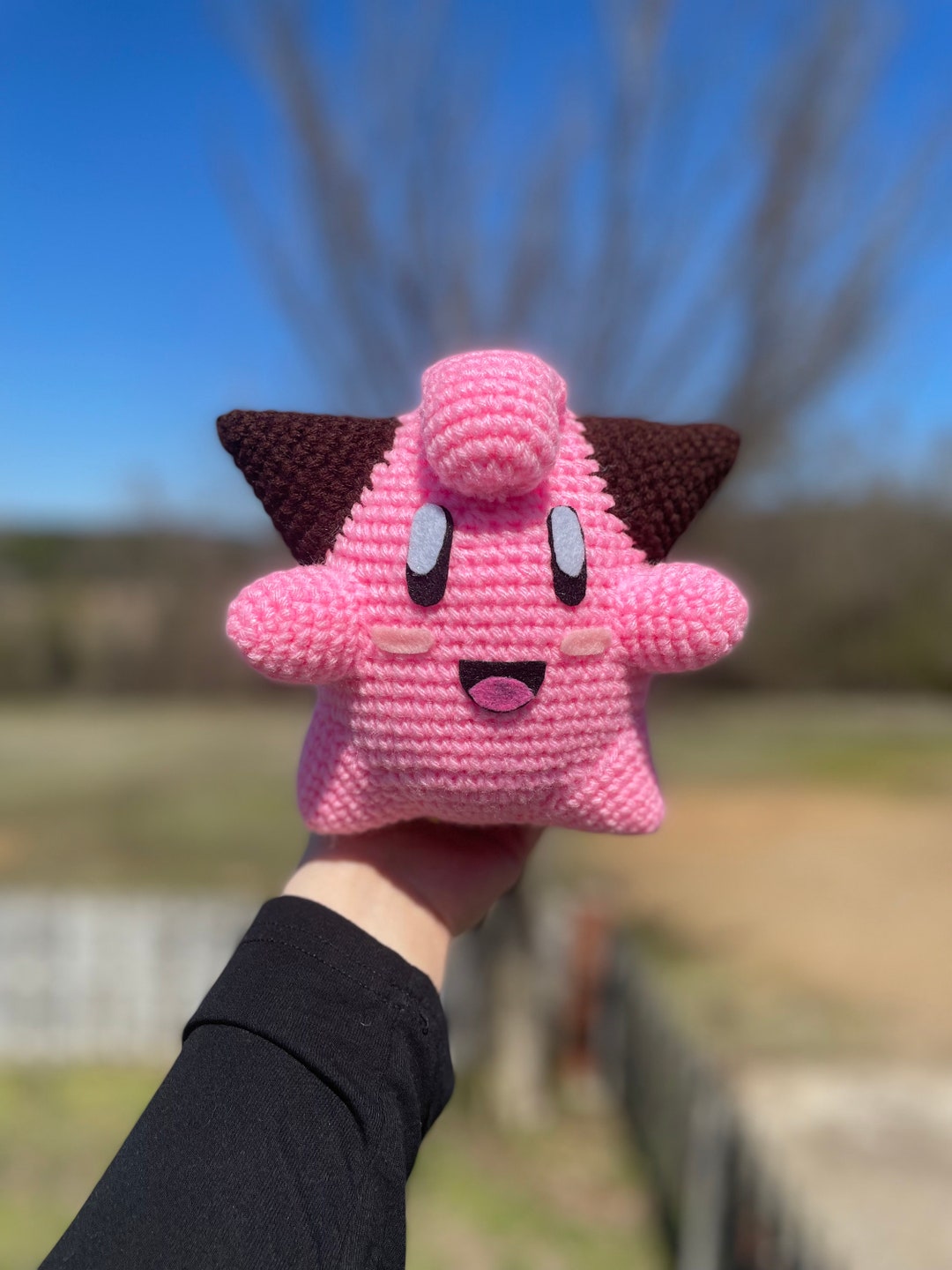 Cleffa Plush | Crochet Plushie - Etsy