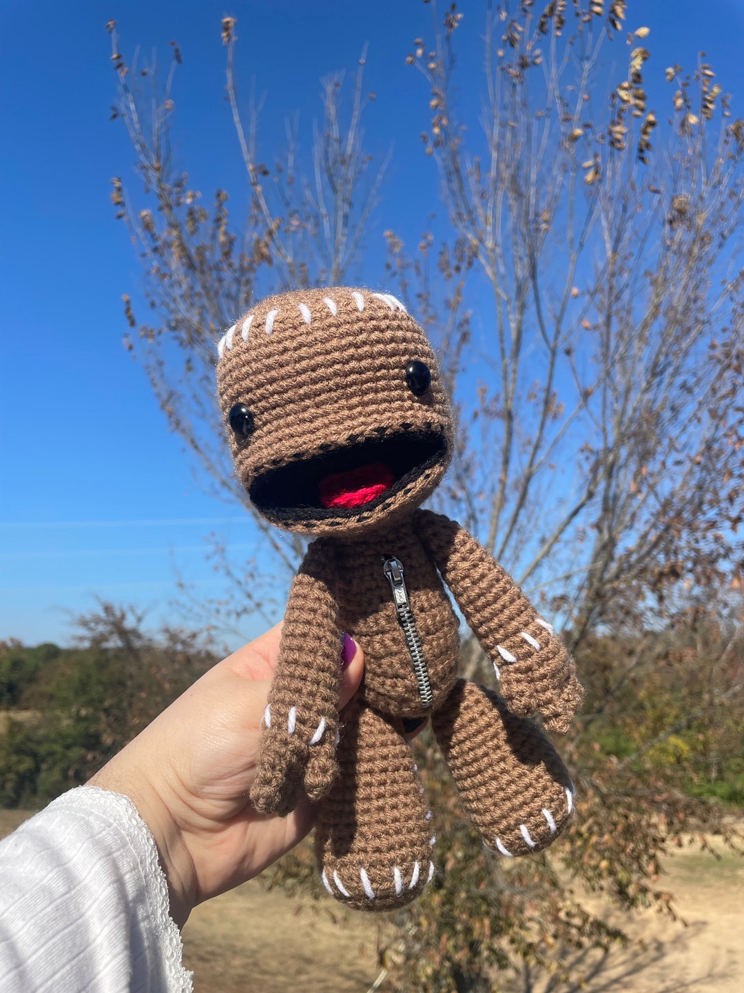 Crochet Amigurumi Sackboy Doll - Etsy