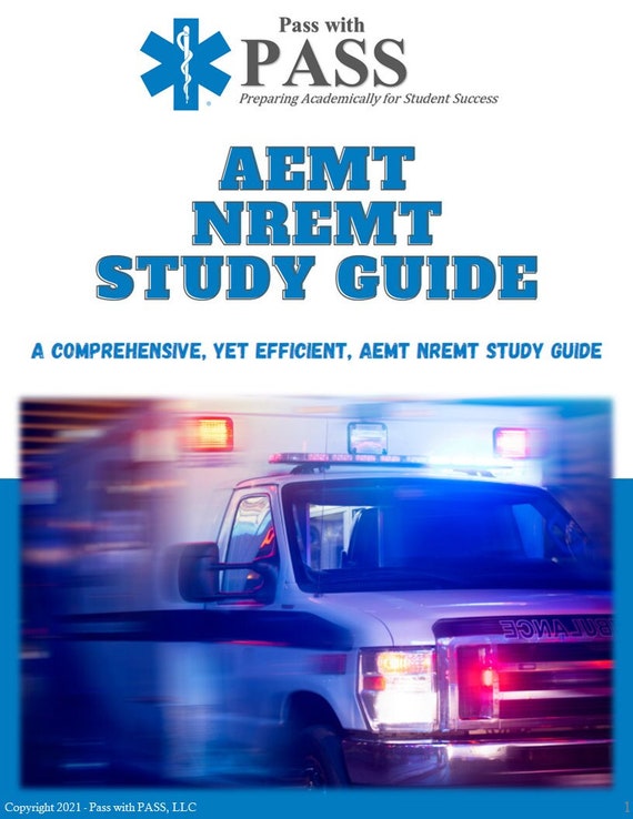AEMT NREMT Study Guide | Etsy