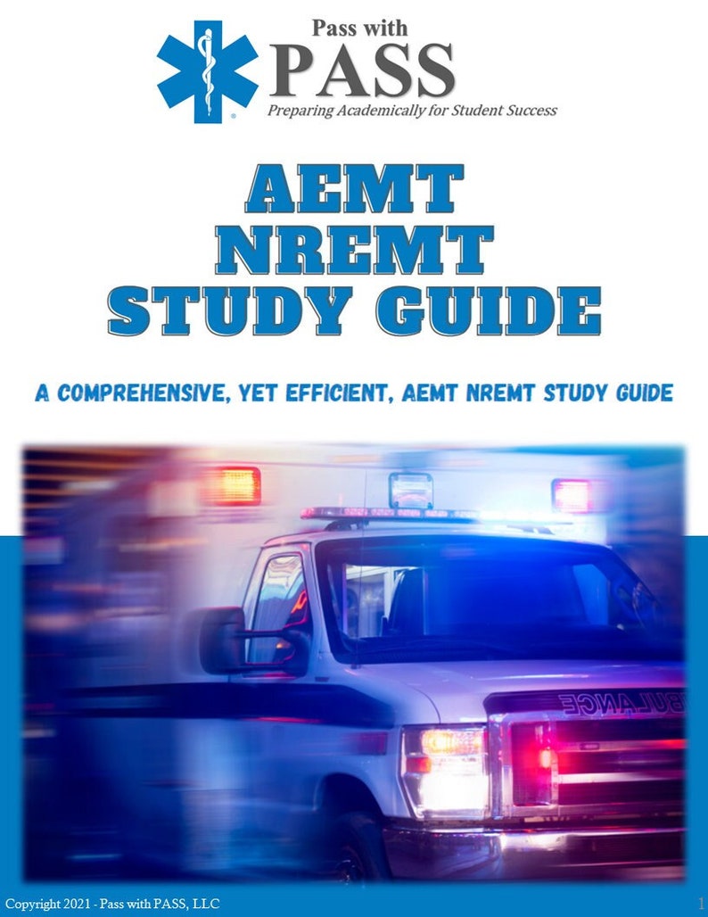 AEMT NREMT Study Guide (Instant Download) - Etsy