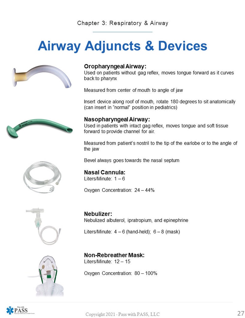 EMT NREMT Study Guide - Etsy