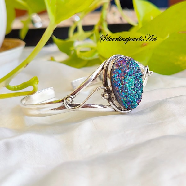 Druzy Bangle - Etsy
