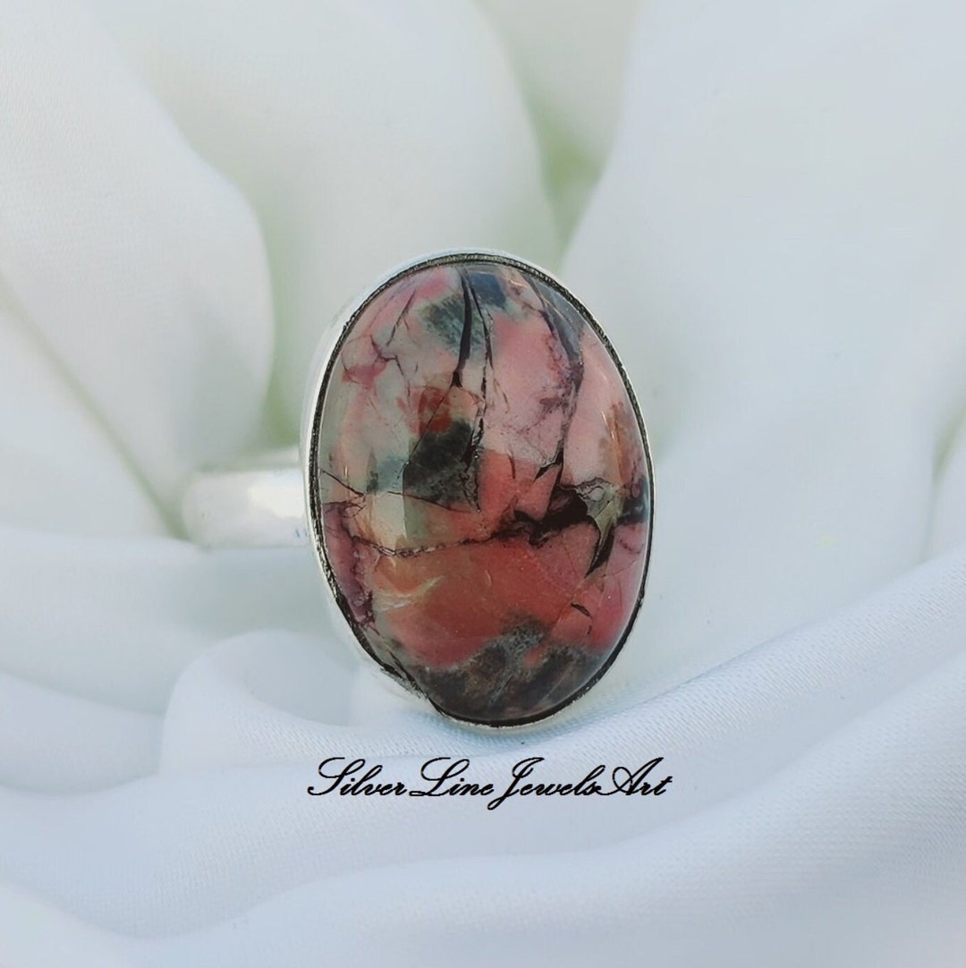 Butterfly Jasper, Unique Ring, Handmade Jewelry, 925 Sterling Silver ...