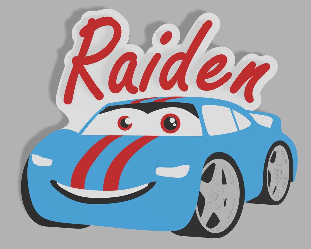 Race Car Name Sign for Kids Birthday Gift Boys Bedroom Door - Etsy