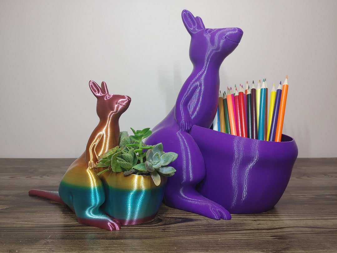 Kangaroo Animal Indoor Planter Pot Flowers Succulents - Etsy