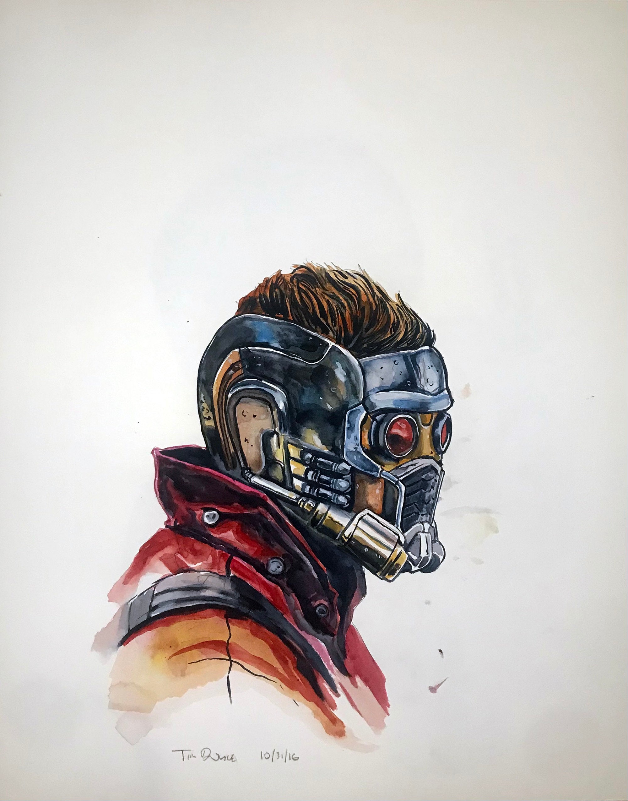 Draw The Lord Guardian Of Galaxy Stars
