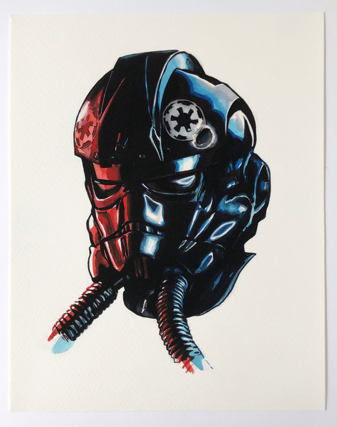 Imperial Star Fighter Pilot Star Wars 8x10 Giclee of My Original ...
