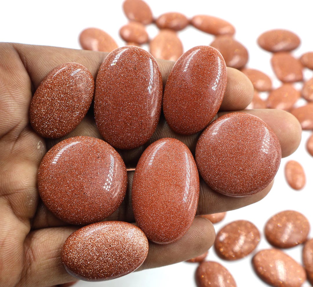 Natural Sun Sitara Gemstone, High Quality Cabochon for Jewelry Making ...