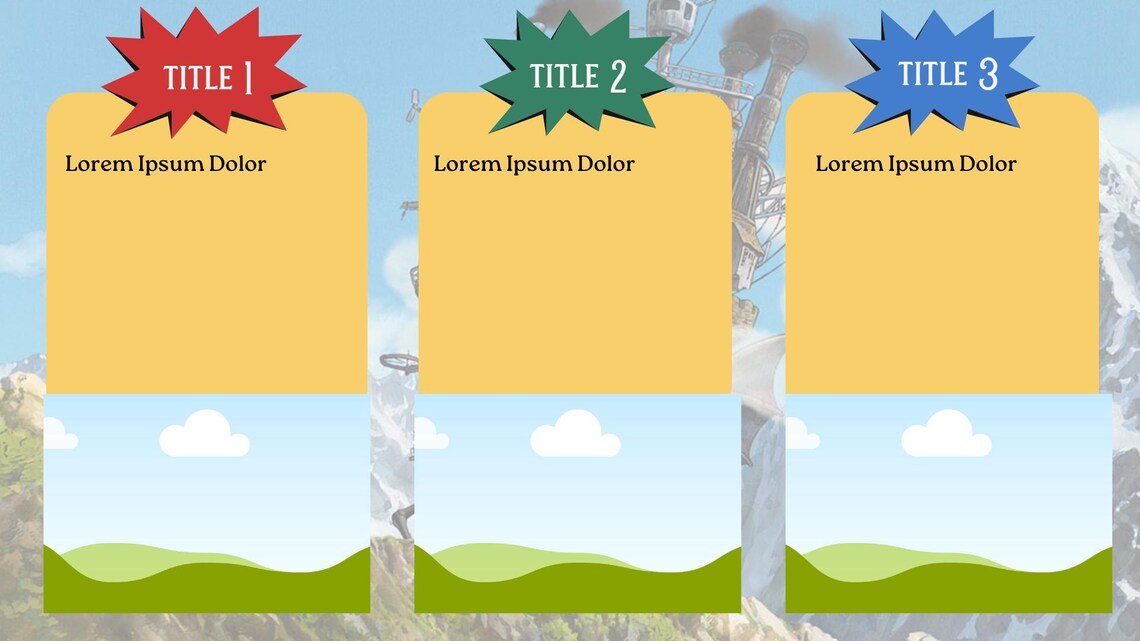 Howl's Moving Castle Canva Template Presentation Anime Ghibli Movie - Etsy