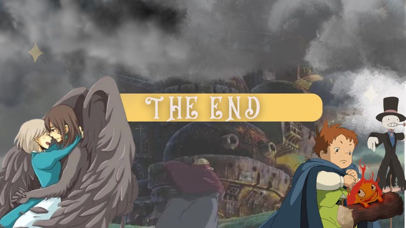 Howl's Moving Castle Canva Template Presentation Anime Ghibli Movie - Etsy