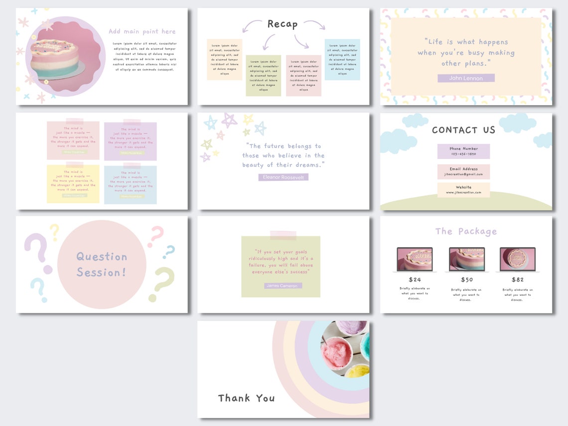 50 Webinar Online Course Template Cute Course Templates - Etsy