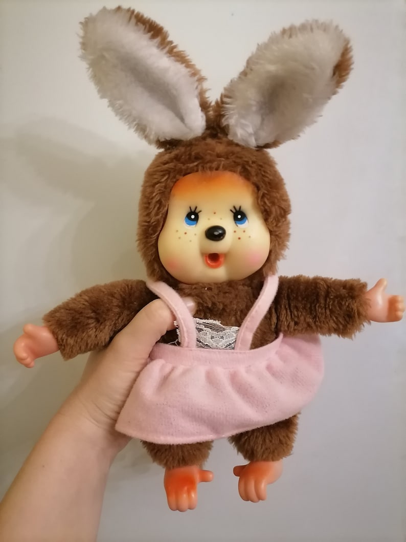 Monchichi Monchhichi Bunny Girl Heunec Monchhichi Rare - Etsy