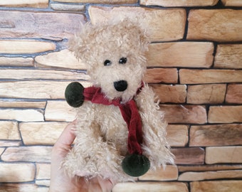 Christmas Plush Bear - Etsy