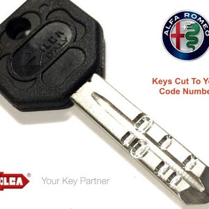 ALFA ROMEO High Security Dimple Keys Cut to Code Number-giobert ...