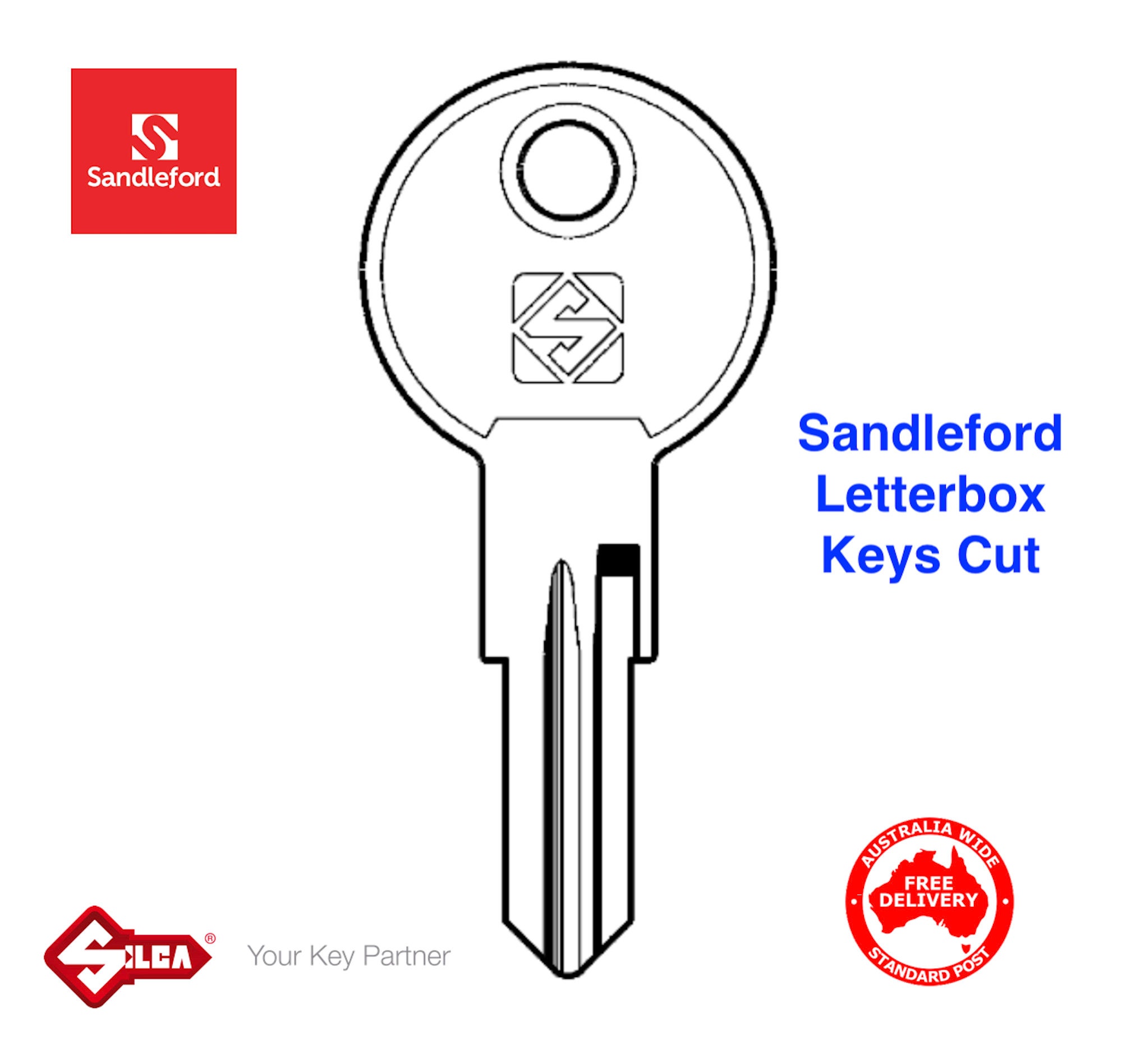 Replacement Sandleford Letterbox Keys Cut to Your Code Number Codes 001 ...