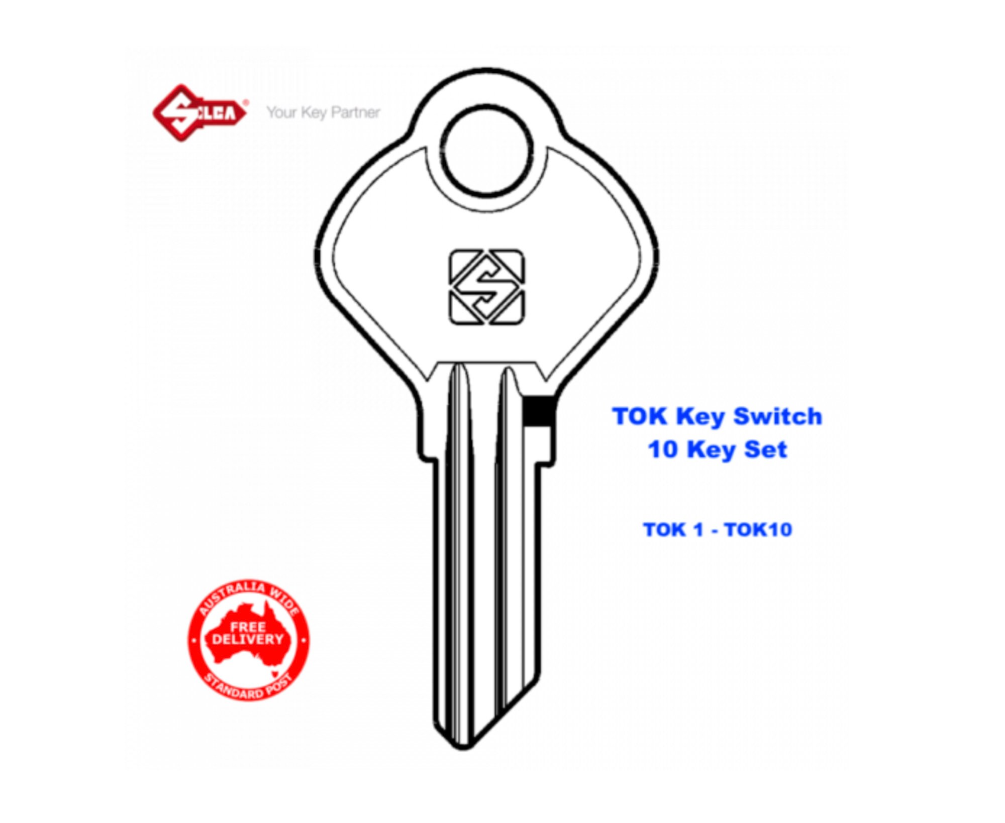 YALE TOK Series Key Switch -elevator / Lift Key Service - 10 Key Set - Etsy