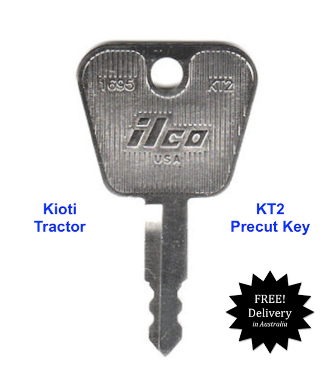 Kioti Pre Cut Equipment Key ilco KT2 - Etsy