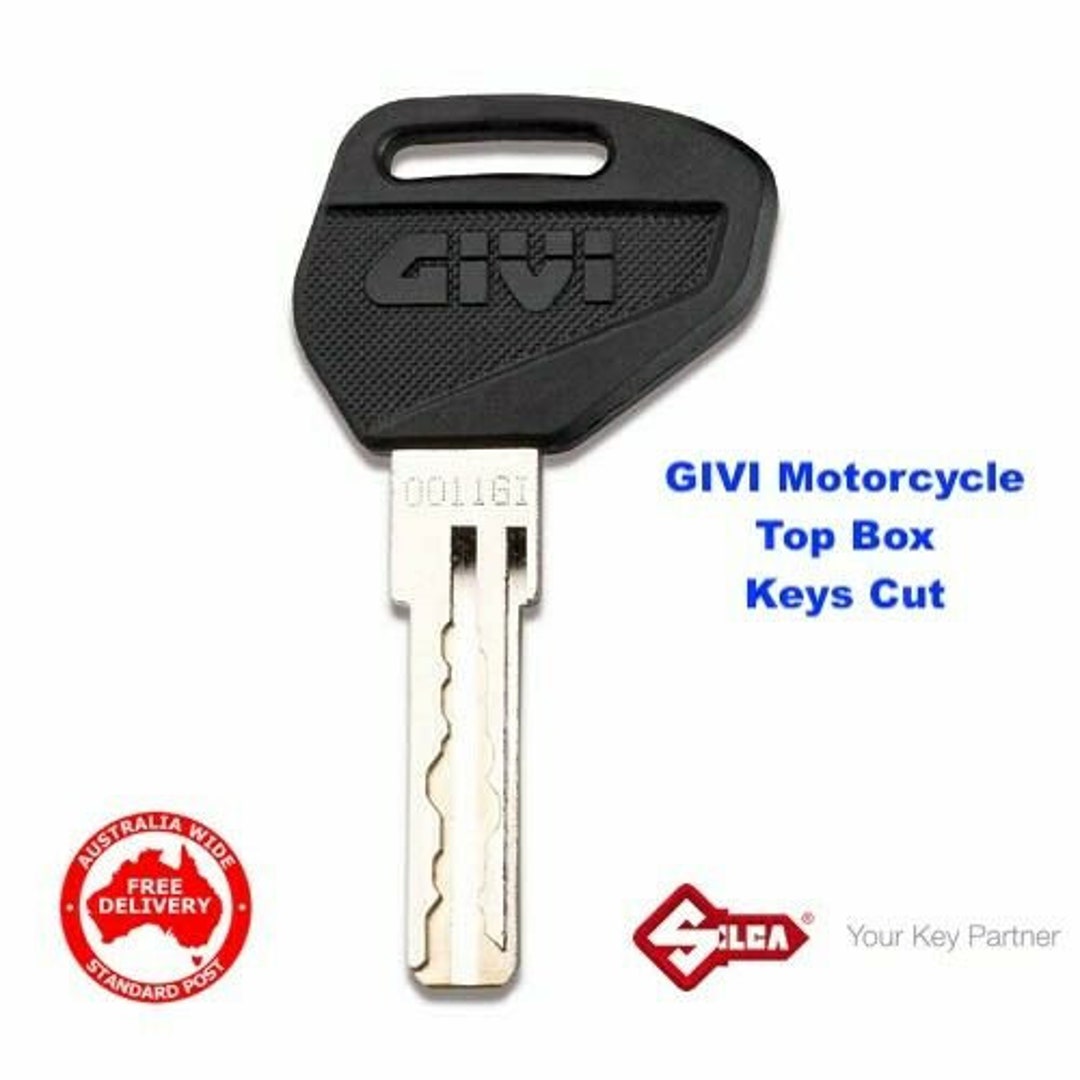 GIVI High Security Motorcycle Top Box Keys Cut - Etsy