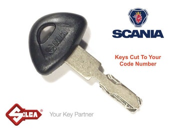 Saab / Scania Truck Keys Cut To Your Key Code Number | Etsy