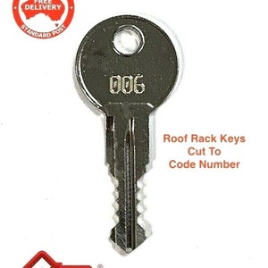 Thule Roof Rack Keys Cut to Your Code Number - Etsy