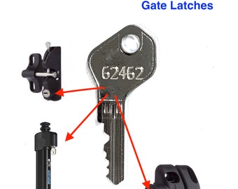 D and D Series 2 Gate Latch & Swimming Pool Gate Lock Key Cut - Etsy