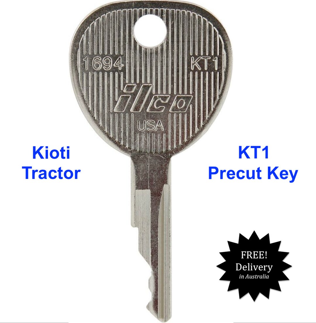 Kioti Pre Cut Equipment Key -ilco KT1 - Etsy