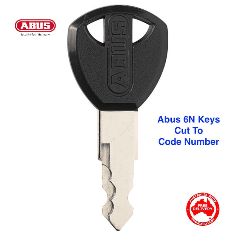 ABUS 6N Bike Lock Keys Cut to Code Number - Etsy