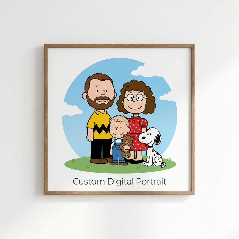 Custom Cartoon Peanuts - Etsy
