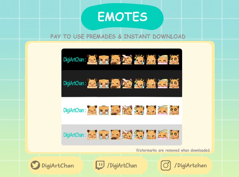 Eevee Yum Emote Premade for Twitch and Discord Download - Etsy