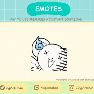 Keroberos Faint Emote for Twitch and Discord Download Digital Files ...