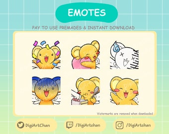Kermit the Frog Emote Pack Premade for Twitch and Discord Download ...