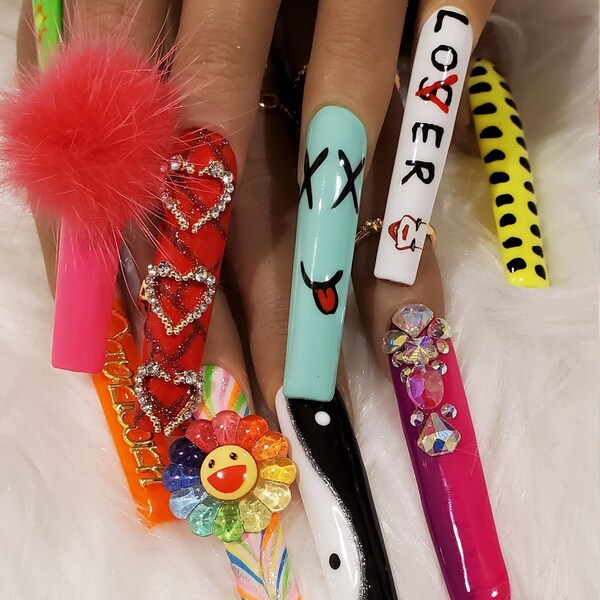 Xxxl Nails - Etsy