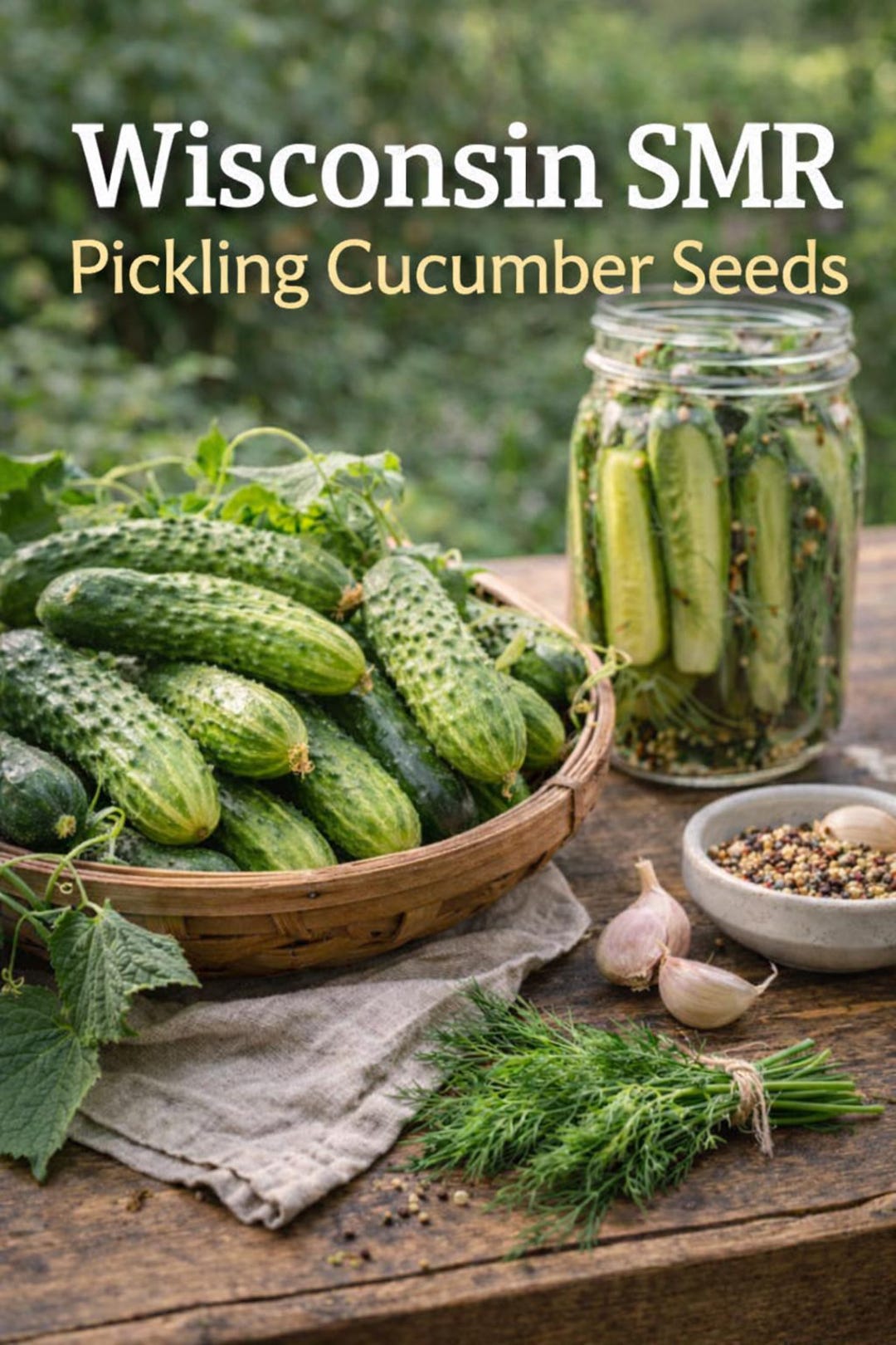 Wisconsin SMR Pickling Cucumber Seeds | Crisp, Disease-resistant ...