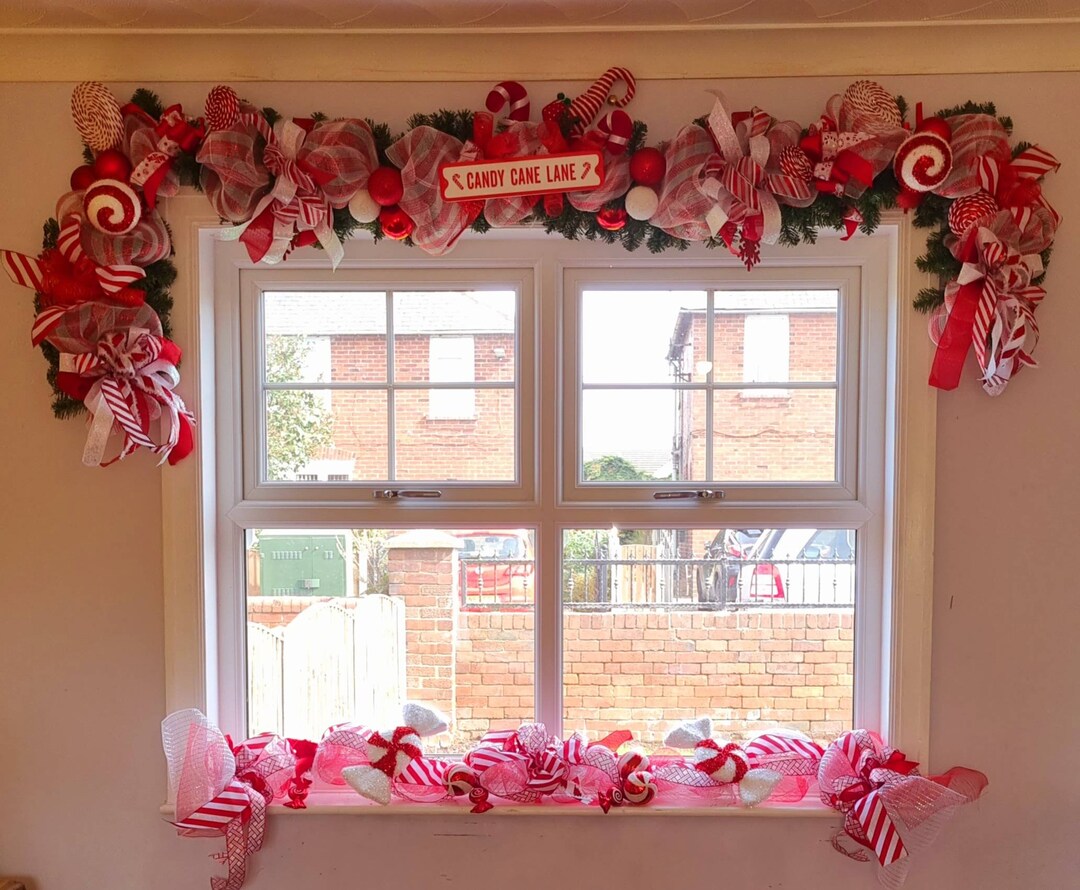 Candyland Huge Wonka/american Giant Candy Themed Christmas Garland for ...