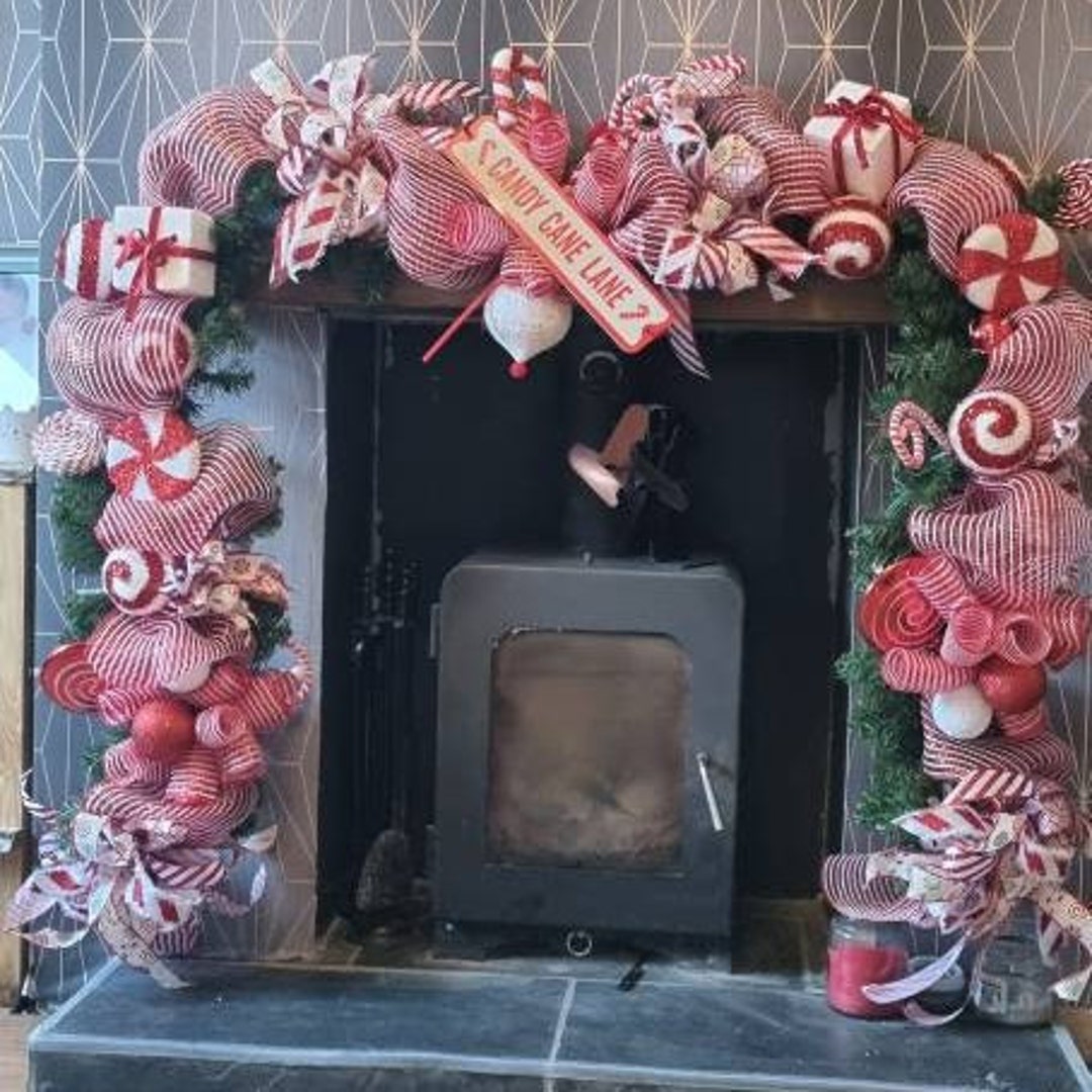 Candyland Huge Wonka/american Giant Candy Themed Christmas Garland for ...