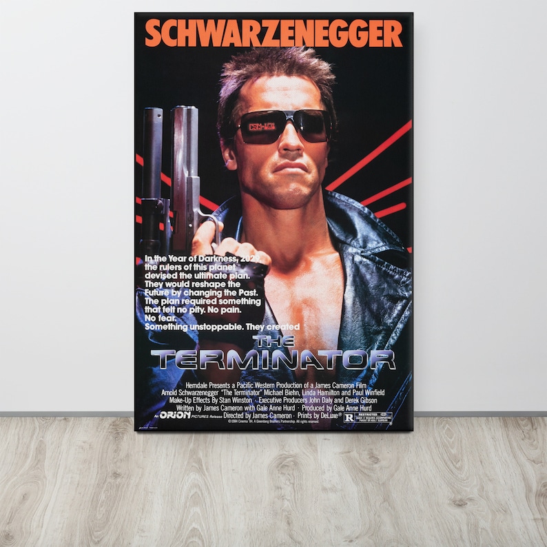 The Terminator 1984 Vintage Movie Poster - Etsy