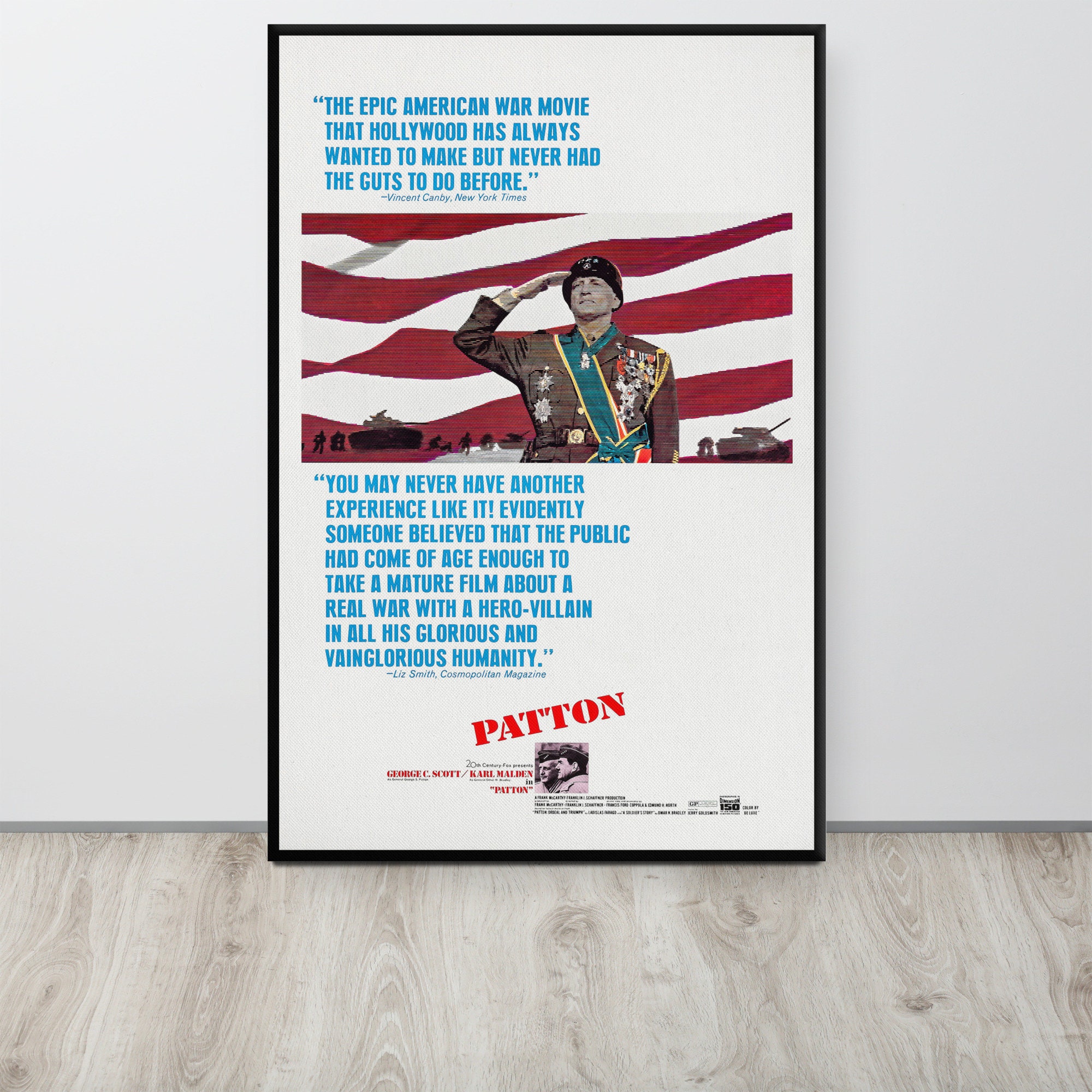 Patton (1970) Vintage Movie Poster - Etsy