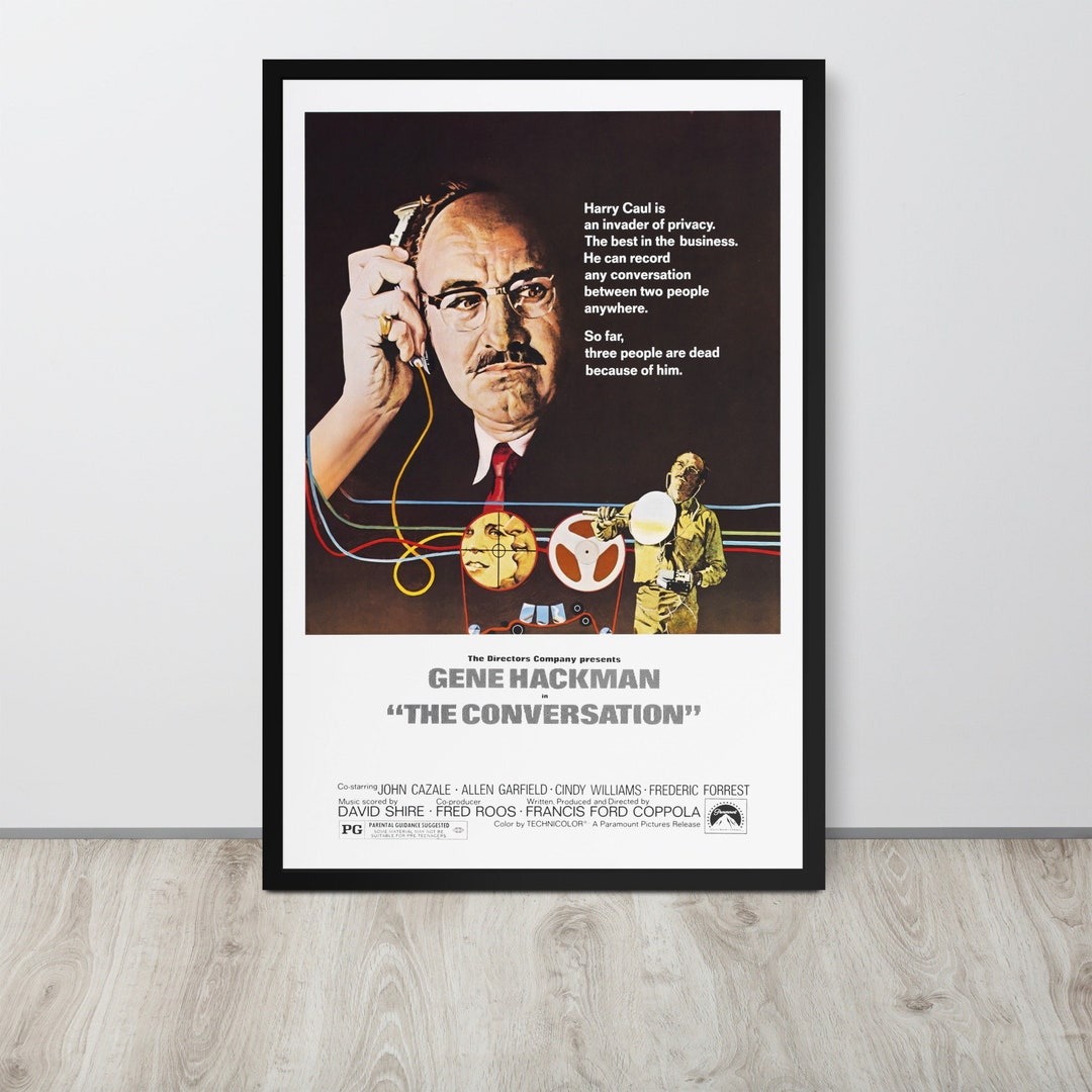 The Conversation (1974) Vintage Movie Poster - Etsy
