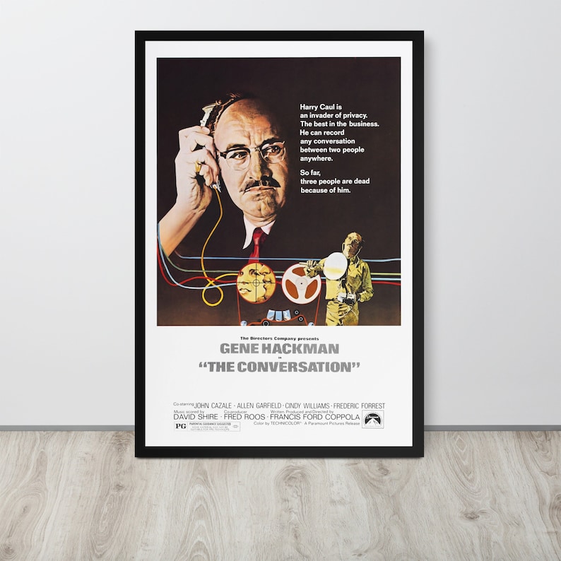 The Conversation (1974) Vintage Movie Poster - Etsy
