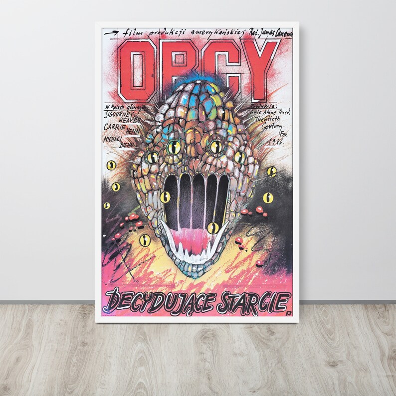 Aliens 1986 Vintage Polish Movie Poster - Etsy