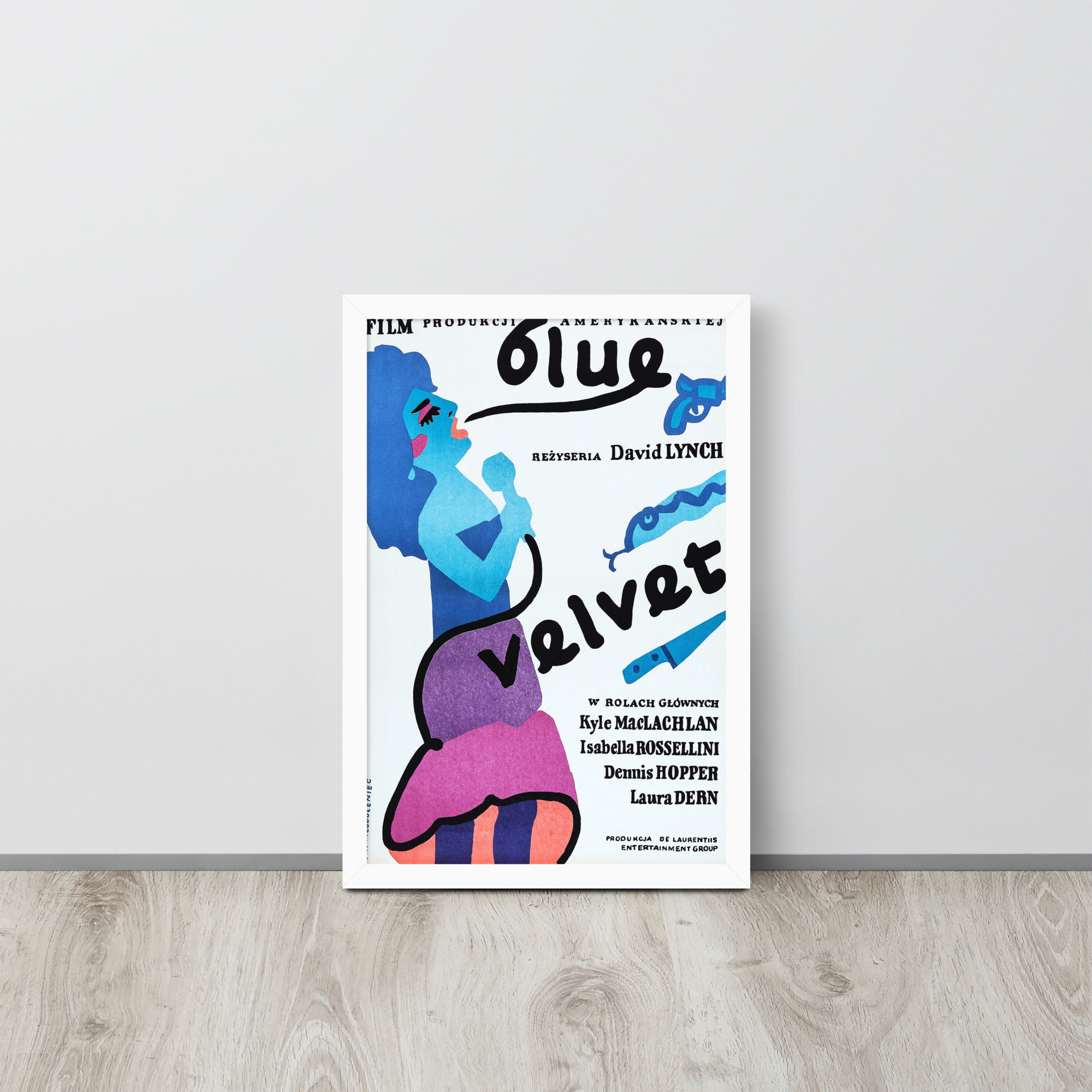 Blue Velvet Poster Polish