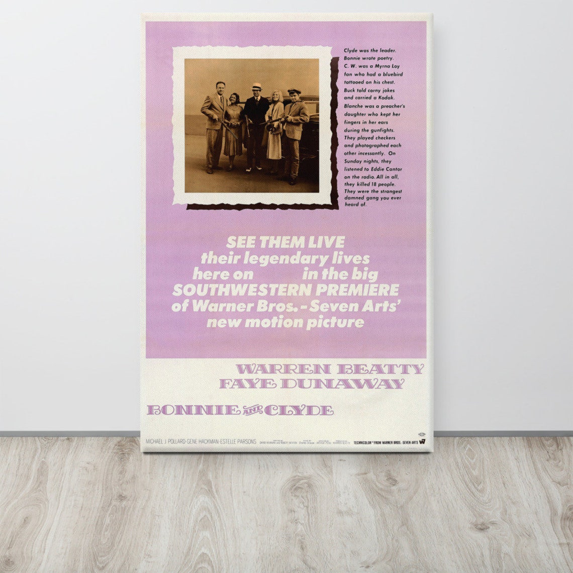 Bonnie and Clyde 1967 Vintage Movie Poster - Etsy