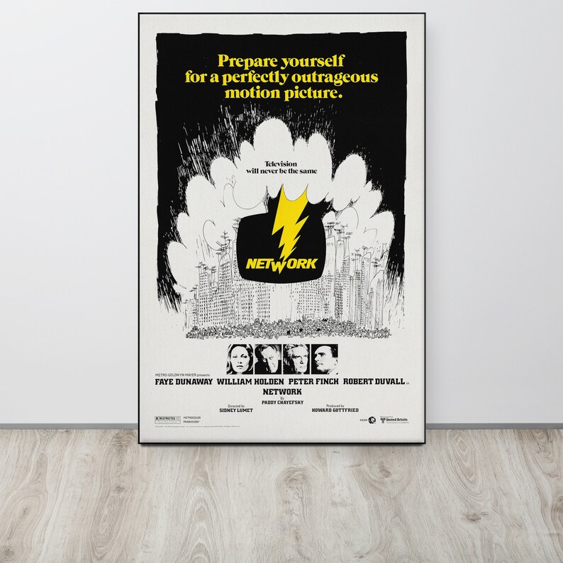 Network (1976) Vintage Movie Poster - Etsy