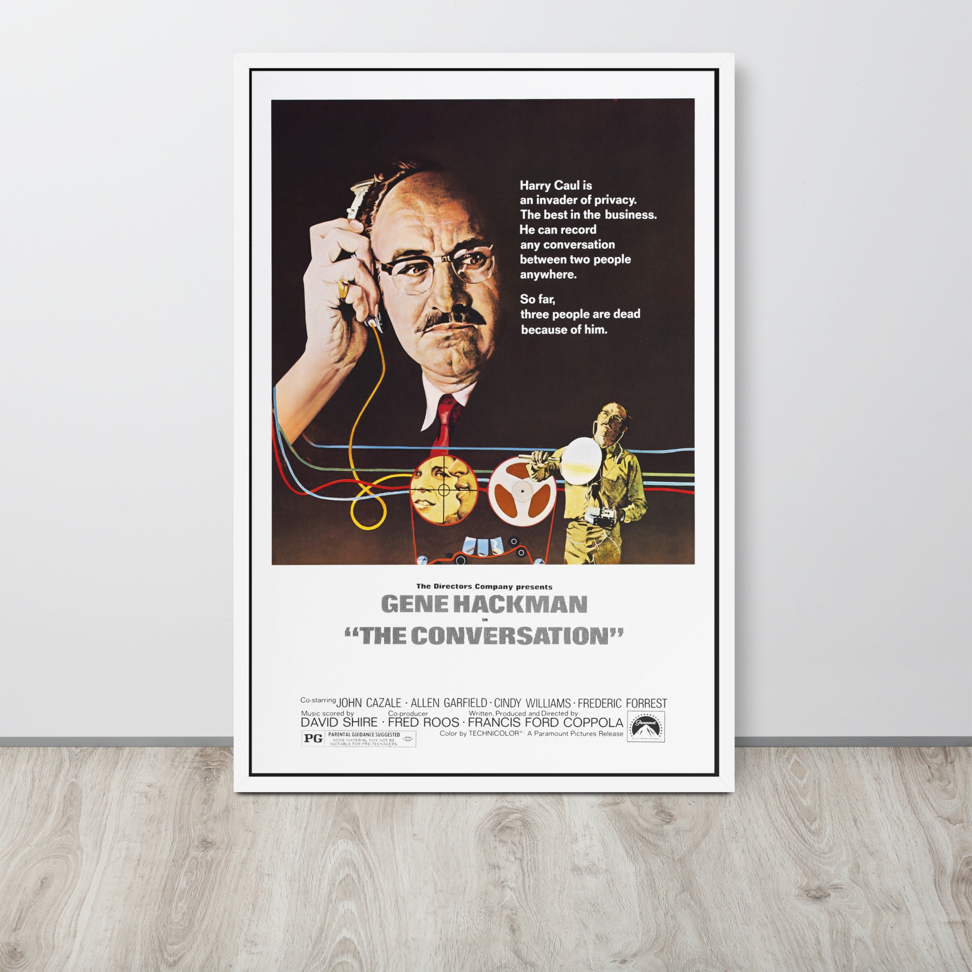 The Conversation (1974) Vintage Movie Poster - Etsy