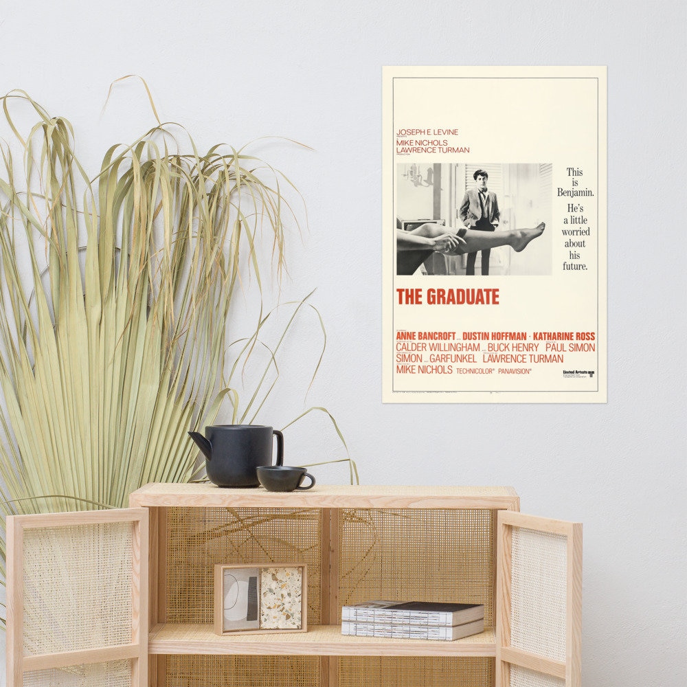 The Graduate (1967) Vintage Movie Poster Designed & Sold By BoMiller